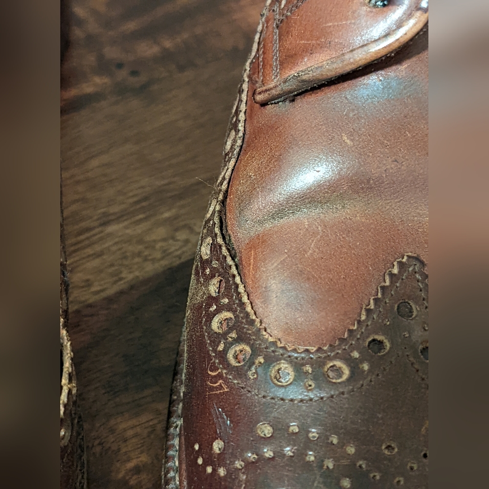 Meermin Cognac Shell Cordovan Longwing 6.5 Uk Leather… - Gem